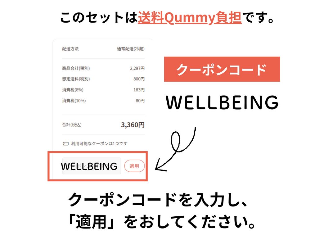 【モニター限定】サラダでウェルビーイングセット Qummy | Qummy（キユーミー）